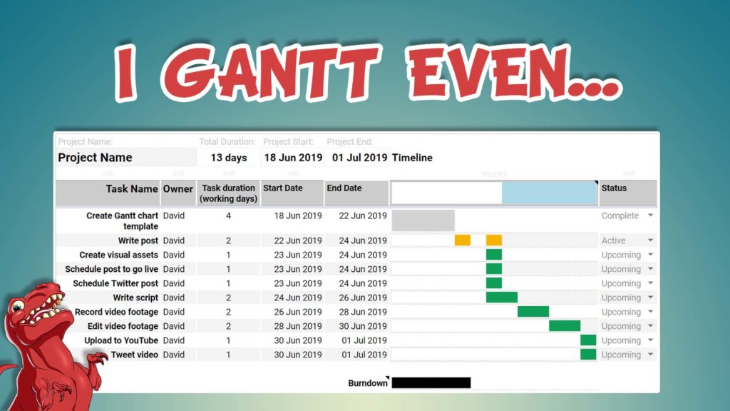 I Gantt Even... | Datasaurus-Rex